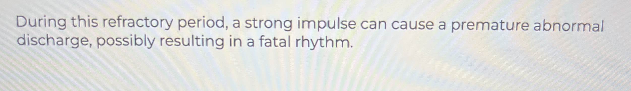 Solved discharge, possibly resulting in a fatal | Chegg.com