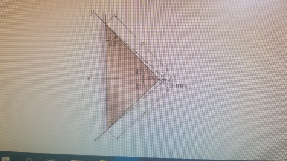Solved Problem 2.24 The triangular plate is fixed at its | Chegg.com