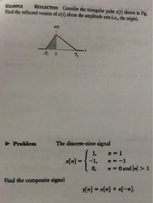 Solved EvMrux REruEcron Consider the triangular pulse x(t) | Chegg.com