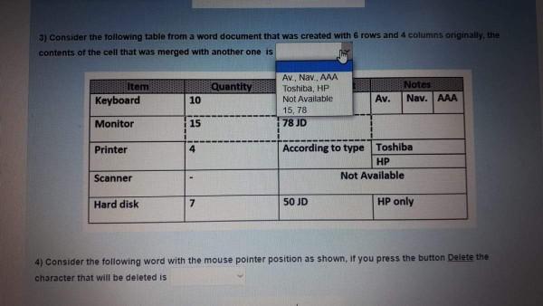 Solved mming languages 3) Consider the following table from | Chegg.com