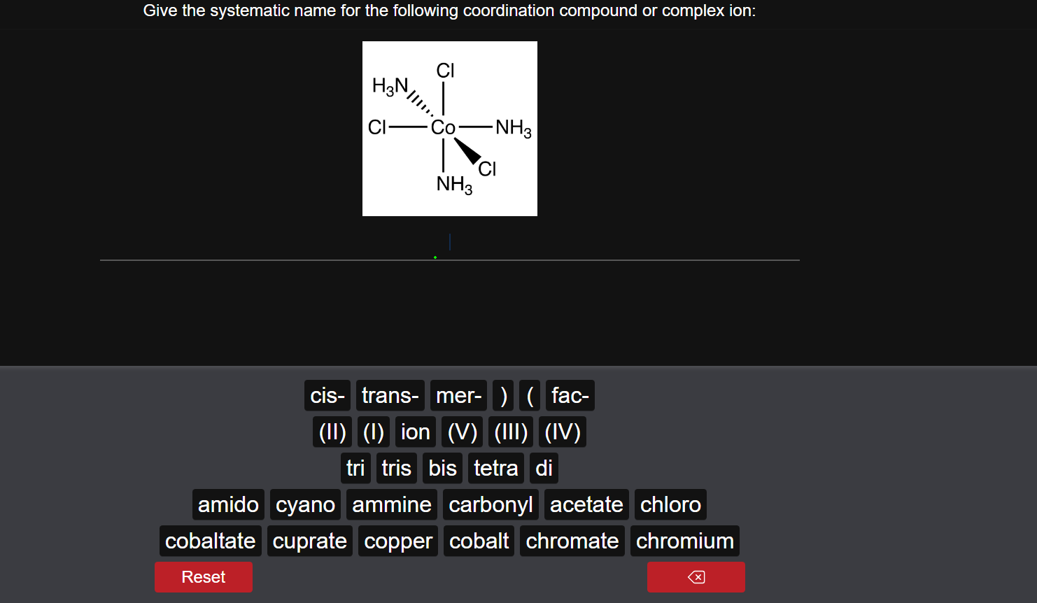 Solved Give the systematic name for the following | Chegg.com