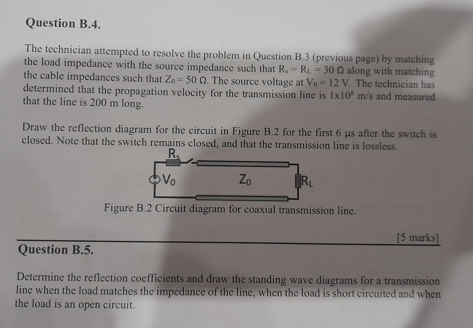 Solved A wave is transmitted over a lossy transmission line | Chegg.com
