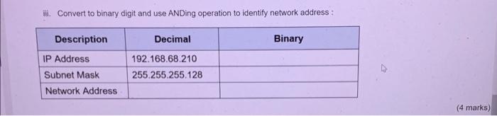 Solved Question 6 Subnetting is the practice of dividing a | Chegg.com