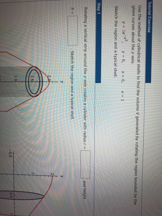 Solved Tutorial Exercise Use the method of cylindrical | Chegg.com