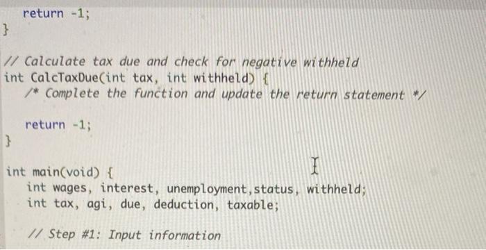 Solved Step 1. Within main0 inpot woges, taxable interest, | Chegg.com