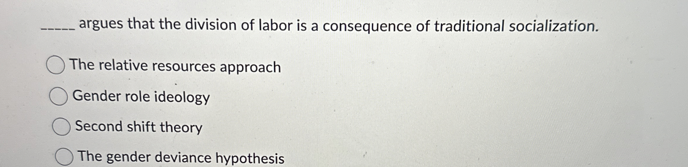 Solved argues that the division of labor is a consequence of | Chegg.com