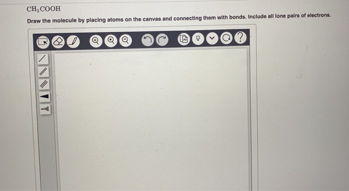 Solved Part A CH,CHO Draw the molecule by placing atoms on | Chegg.com