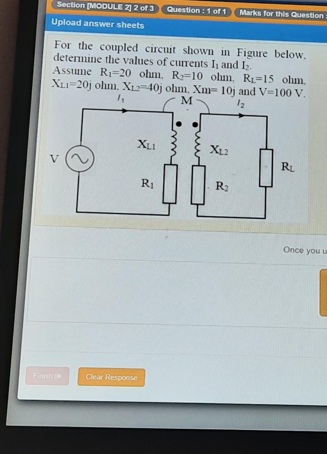 Solved Section (MODULE 2] 2 of 3 Question : 1 of 1 Marks for | Chegg.com