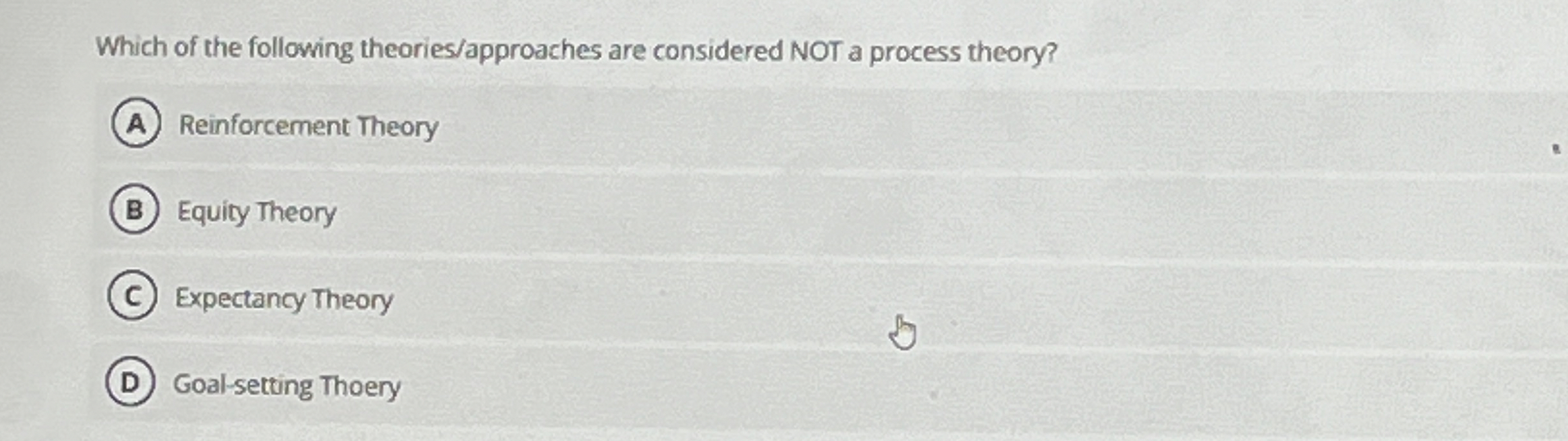 Solved Which of the following theories/approaches are | Chegg.com