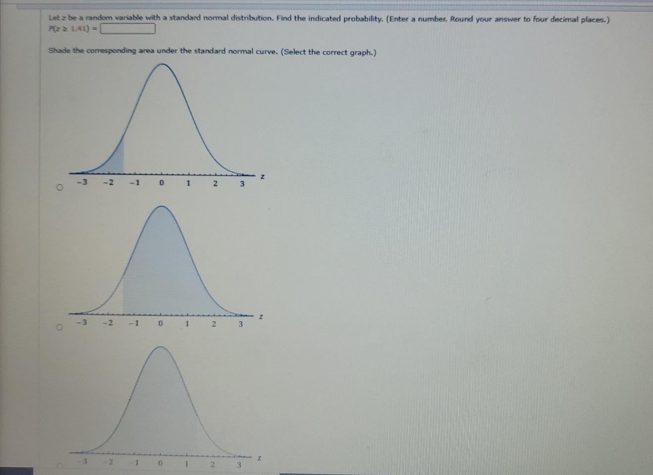 Solved Letz be a random variable with a standard normal | Chegg.com