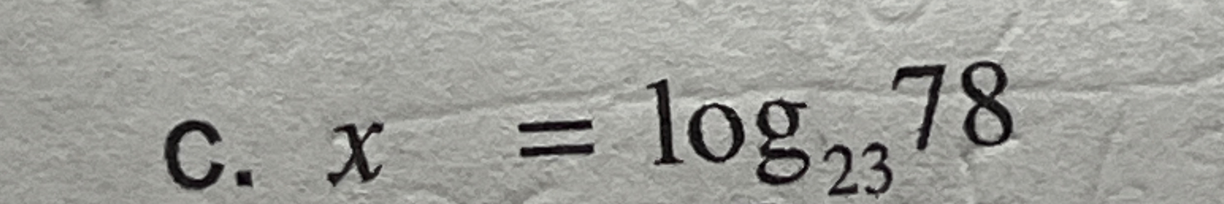 Solved Use the special properties of logarithms to solve the | Chegg.com