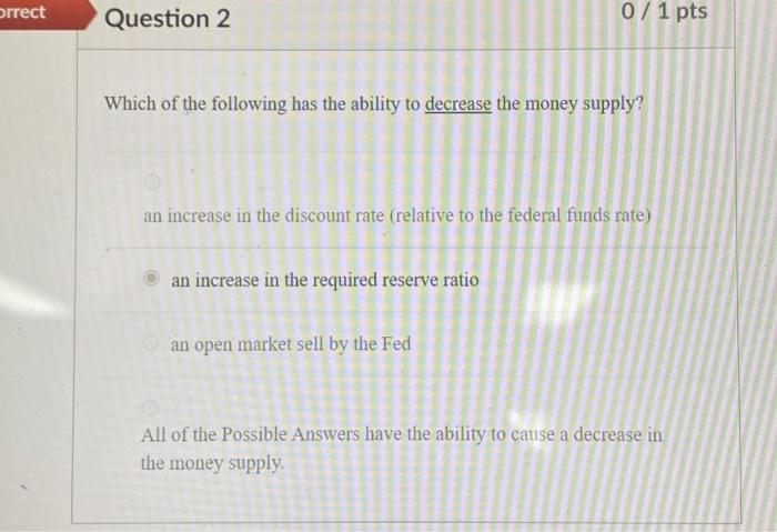 Solved Which of the following has the ability to decrease | Chegg.com