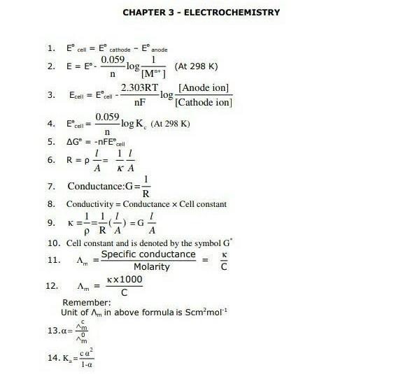 Solved Electrochemistry. I included the formulas just in | Chegg.com