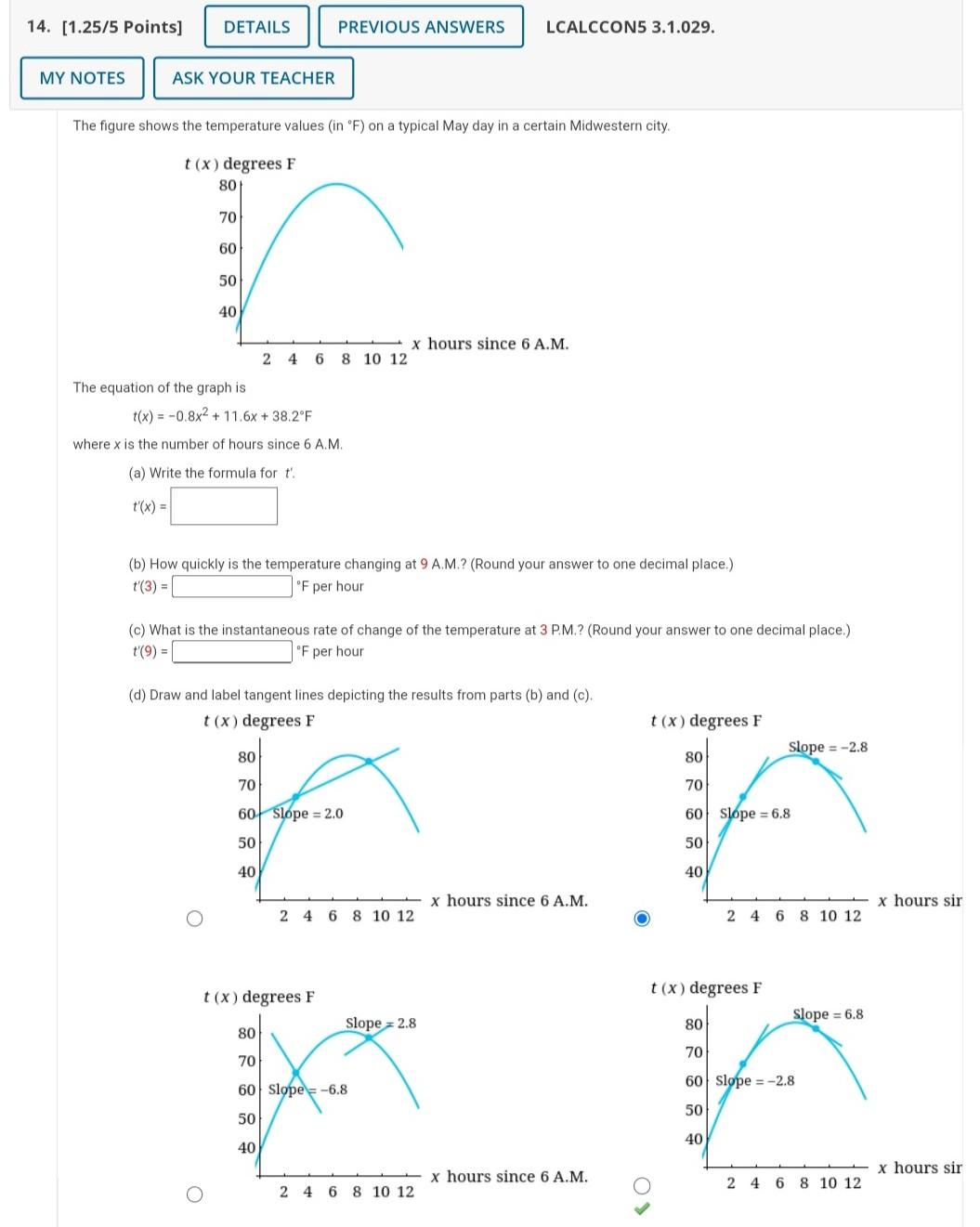 Solved a) Find the function for the quadratic model that | Chegg.com