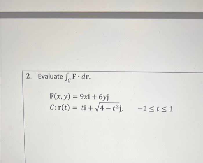 Solved 1. Consider the following. C: counterclockwise around | Chegg.com