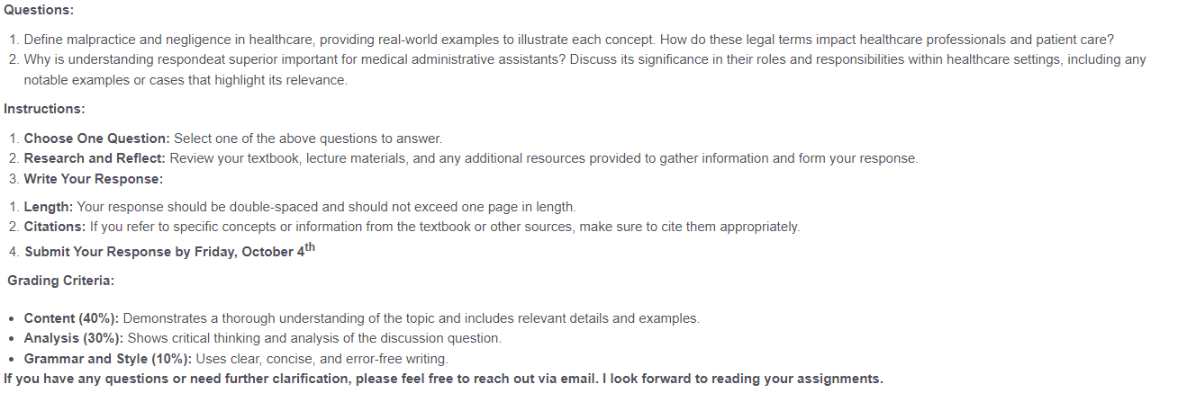 Solved Assignment Overview: Please answer one of the | Chegg.com