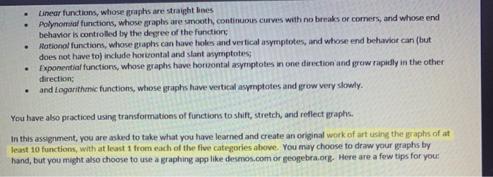 Solved Linear functions, whose graphs are straight lines | Chegg.com