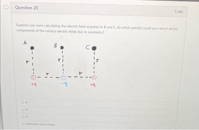 Solved Suppose you were calculating the electric field at | Chegg.com