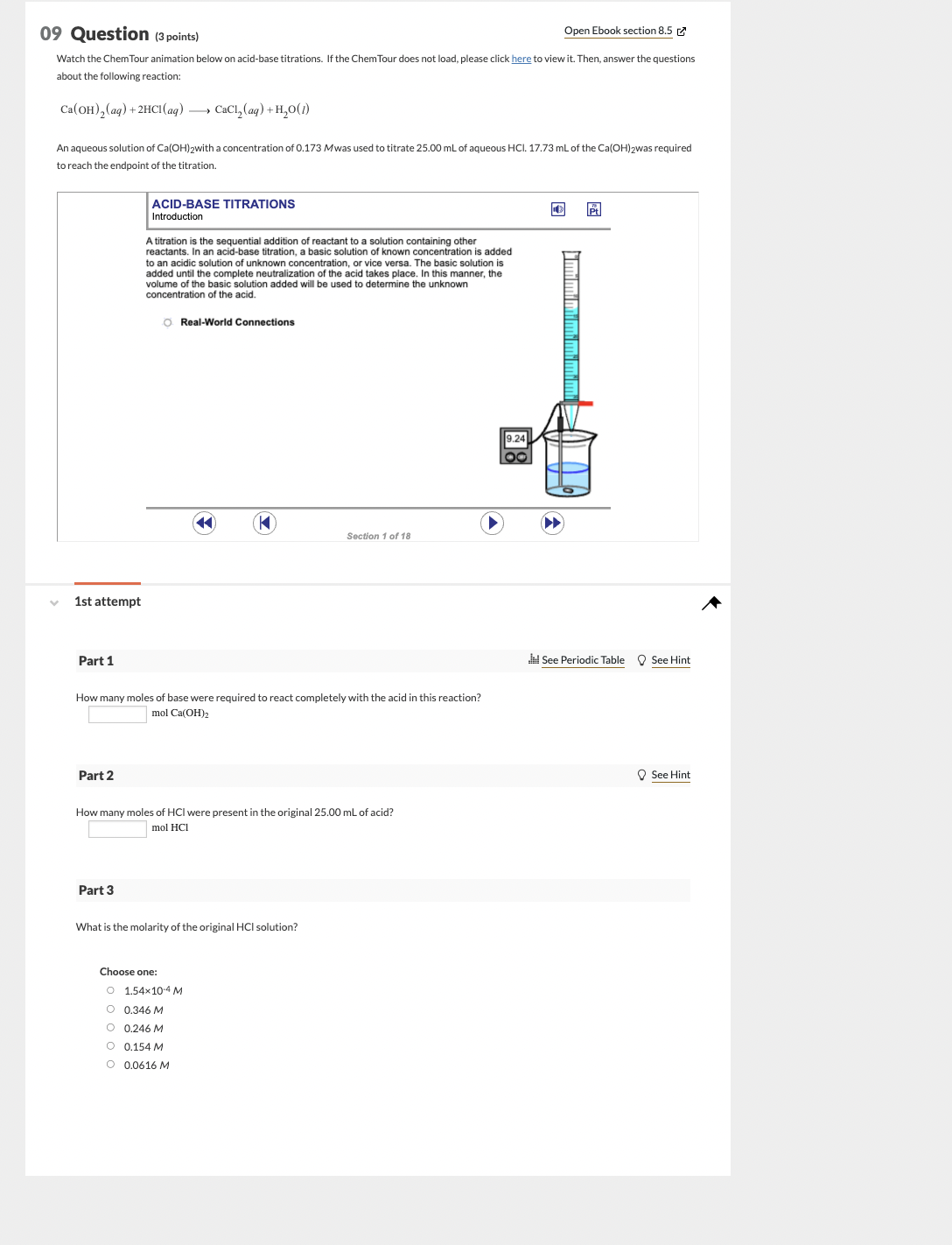 Solved 09 ﻿Question (3 ﻿points)Watch the ChemTour animation | Chegg.com