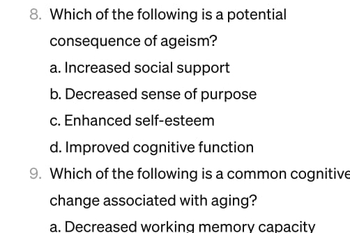 Solved Which of the following is a potential consequence of | Chegg.com