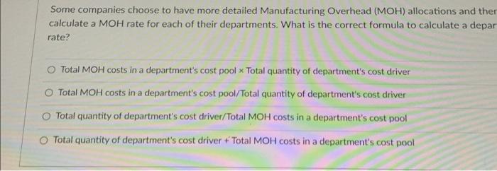 Solved Some companies choose to have more detailed | Chegg.com