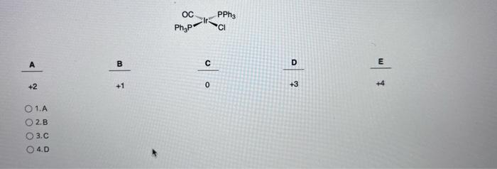 Solved What is the valence electron count of the following | Chegg.com