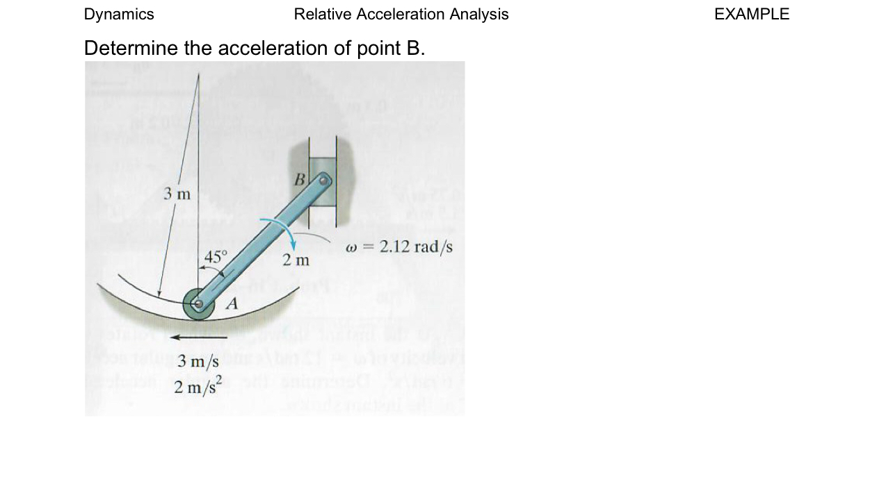 DynamicsRelative Acceleration | Chegg.com