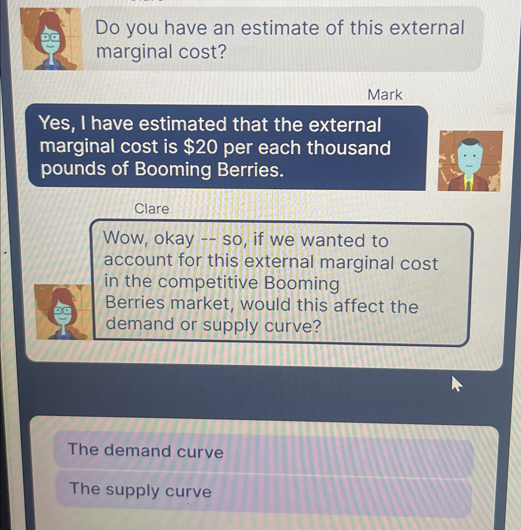 Solved Do you have an estimate of this external marginal | Chegg.com