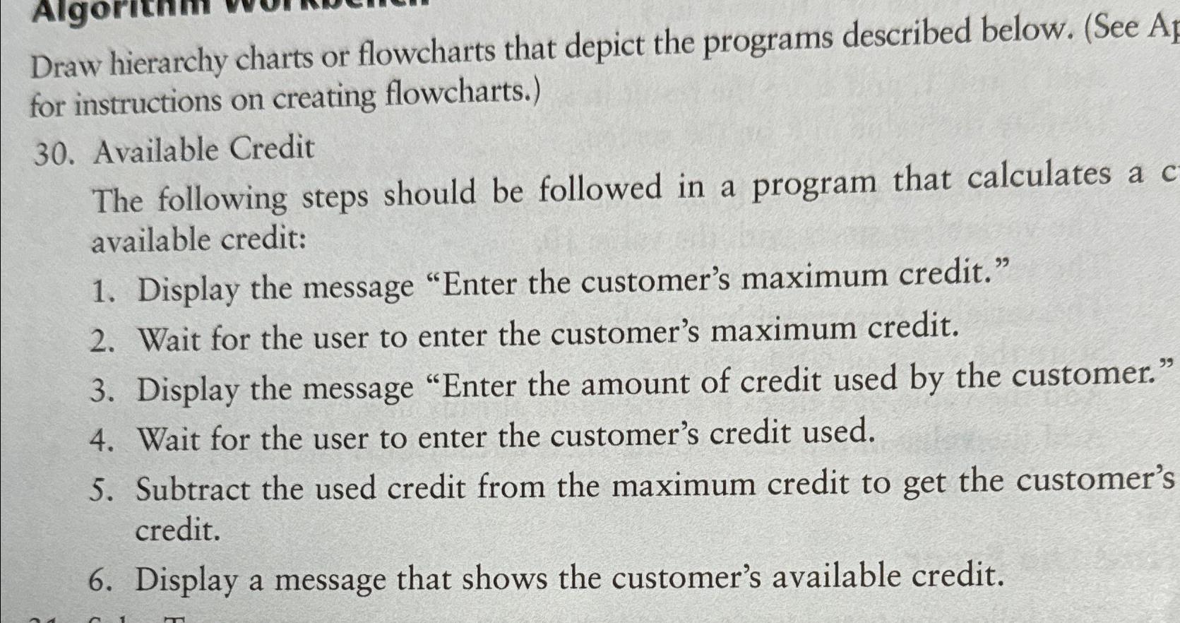 Draw hierarchy charts or flowcharts that depict the | Chegg.com
