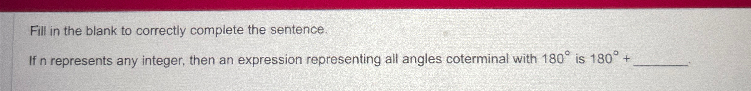 Solved Fill in the blank to correctly complete the | Chegg.com