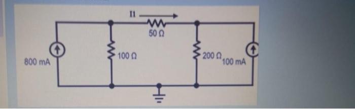 Solved calculate the value of I1 | Chegg.com