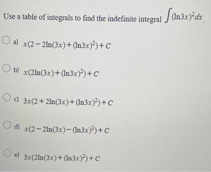 Solved Use integration by parts to evaluate ∫4x5⋅lnxdx. a) | Chegg.com