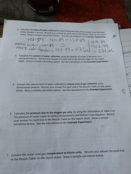 Solved Name Erica Adu-Tetelo Report Sheet - Decomposition of | Chegg.com