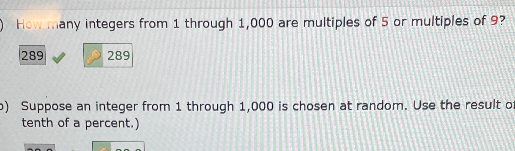 Solved How many integers from 1 ﻿through 1,000 ﻿are | Chegg.com