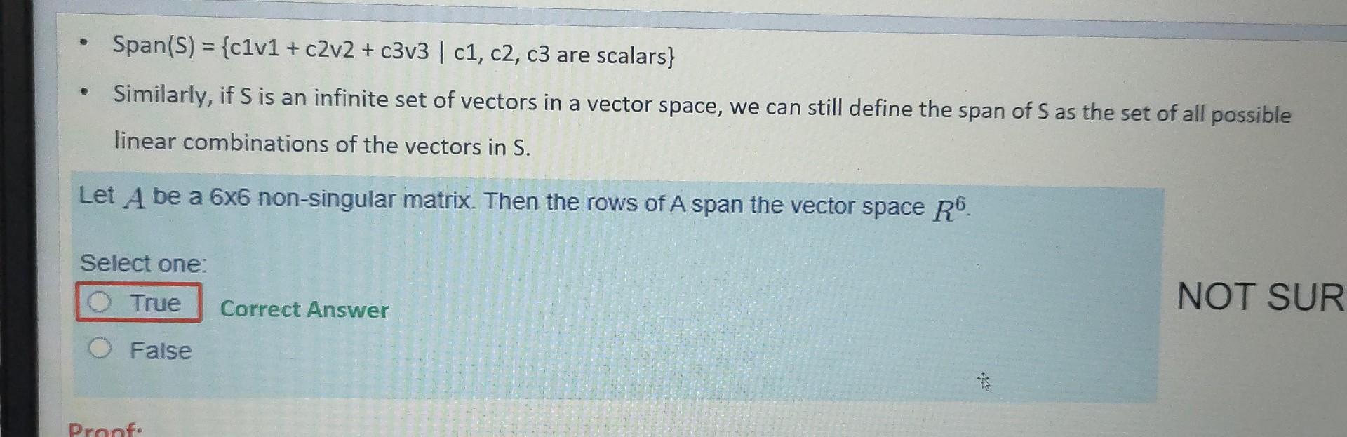 Solved - Span(S)={c1v1+c2v2+c3v3∣c1,c2,c3 are scalars } - | Chegg.com