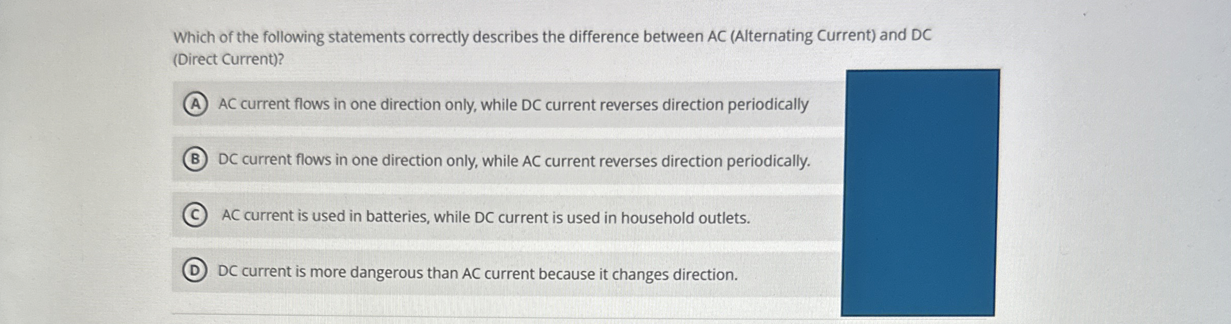 Solved Which of the following statements correctly describes | Chegg.com