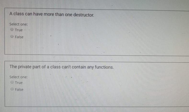 Solved An object is accessed using the name of the class. | Chegg.com