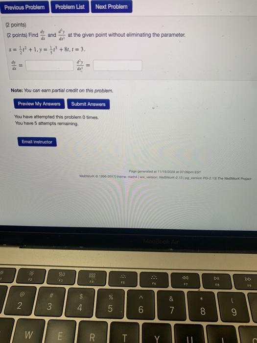 Solved Previous Problern Problern List Next Problem 12 | Chegg.com