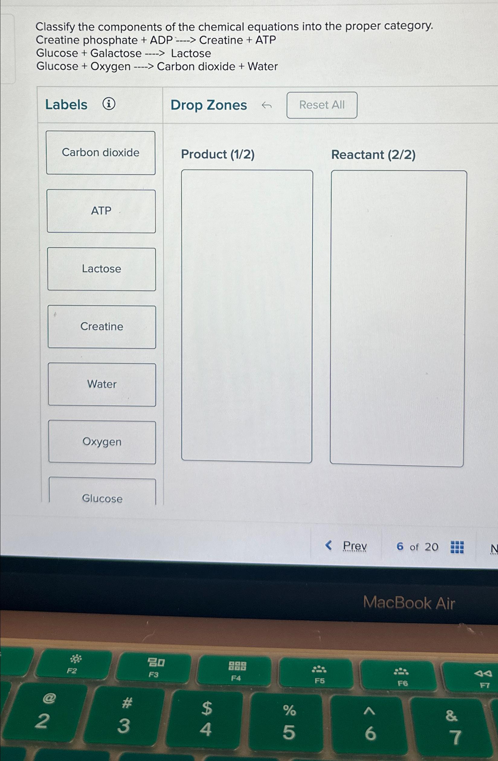 Solved Classify the components of the chemical equations | Chegg.com
