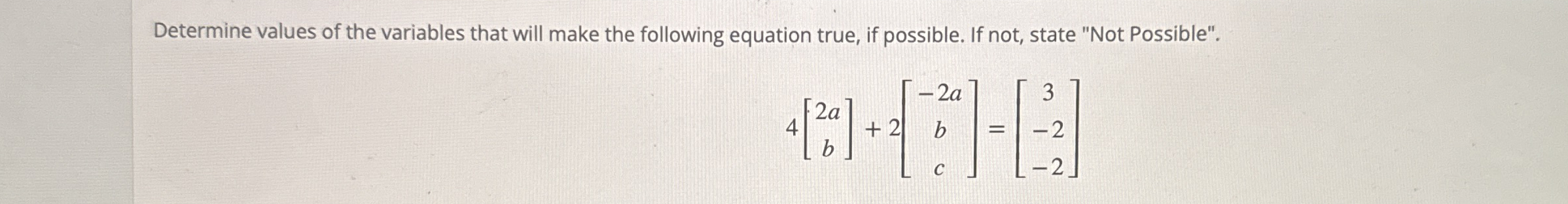 Solved Determine values of the variables that will make the | Chegg.com Solved Determine values of the variables that will make the | Chegg.com