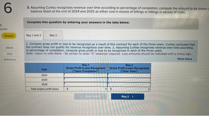 Solved Curtiss Construction Company, Incorporated, entered | Chegg.com