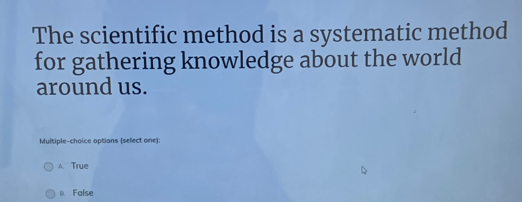 Solved The scientific method is a systematic method for | Chegg.com