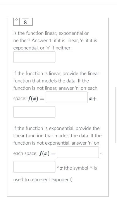 Solved Determine whether the function below is linear, | Chegg.com
