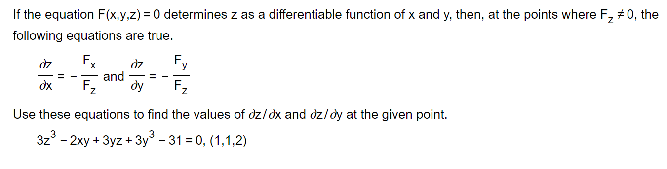Solved Consider the equation | Chegg.com