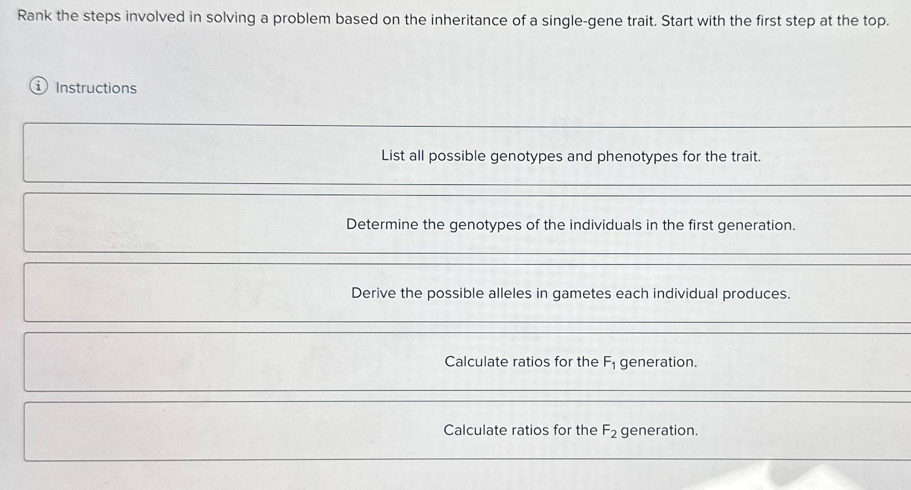 Solved Rank the steps involved in solving a problem based on | Chegg.com