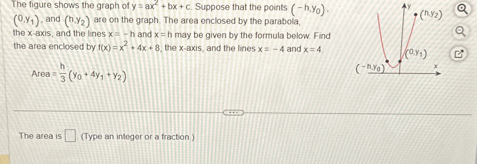 Solved The figure shows the graph of y=ax2+bx+c. ﻿Suppose | Chegg.com