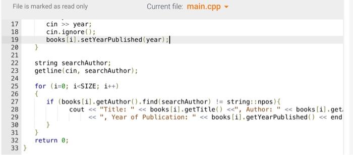 Solved Solve this Code for C++ main.cpp is given ( I am | Chegg.com