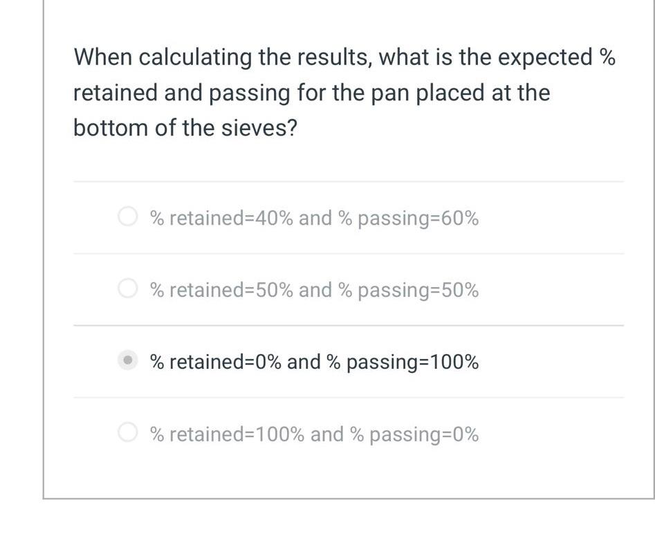 Solved When calculating the results, what is the expected % | Chegg.com