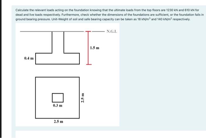 Solved 8- Check for one-way and two-way shear for the | Chegg.com