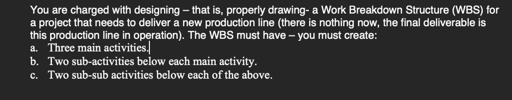 Solved You are charged with designing - ﻿that is, ﻿properly | Chegg.com